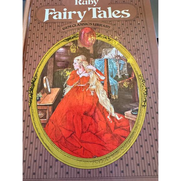 Vintage | Accents | Ruby Fairy Tales Gem Classics Library By Jane Carruth | Poshmark